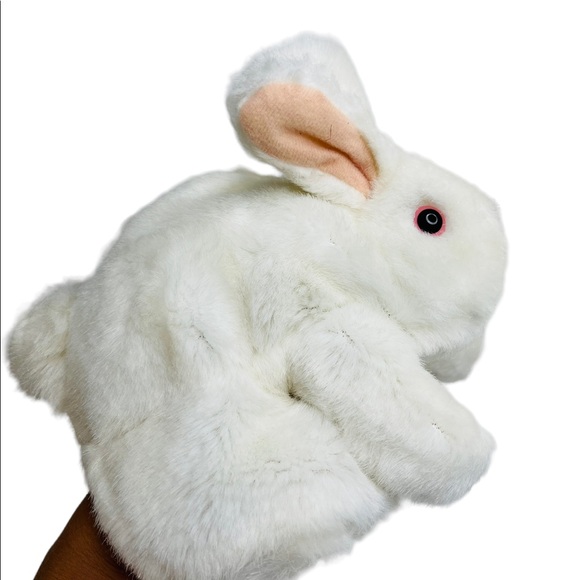 Toys | Folkmanis White Bunny Rabbit Hand Puppet 7 | Poshmark